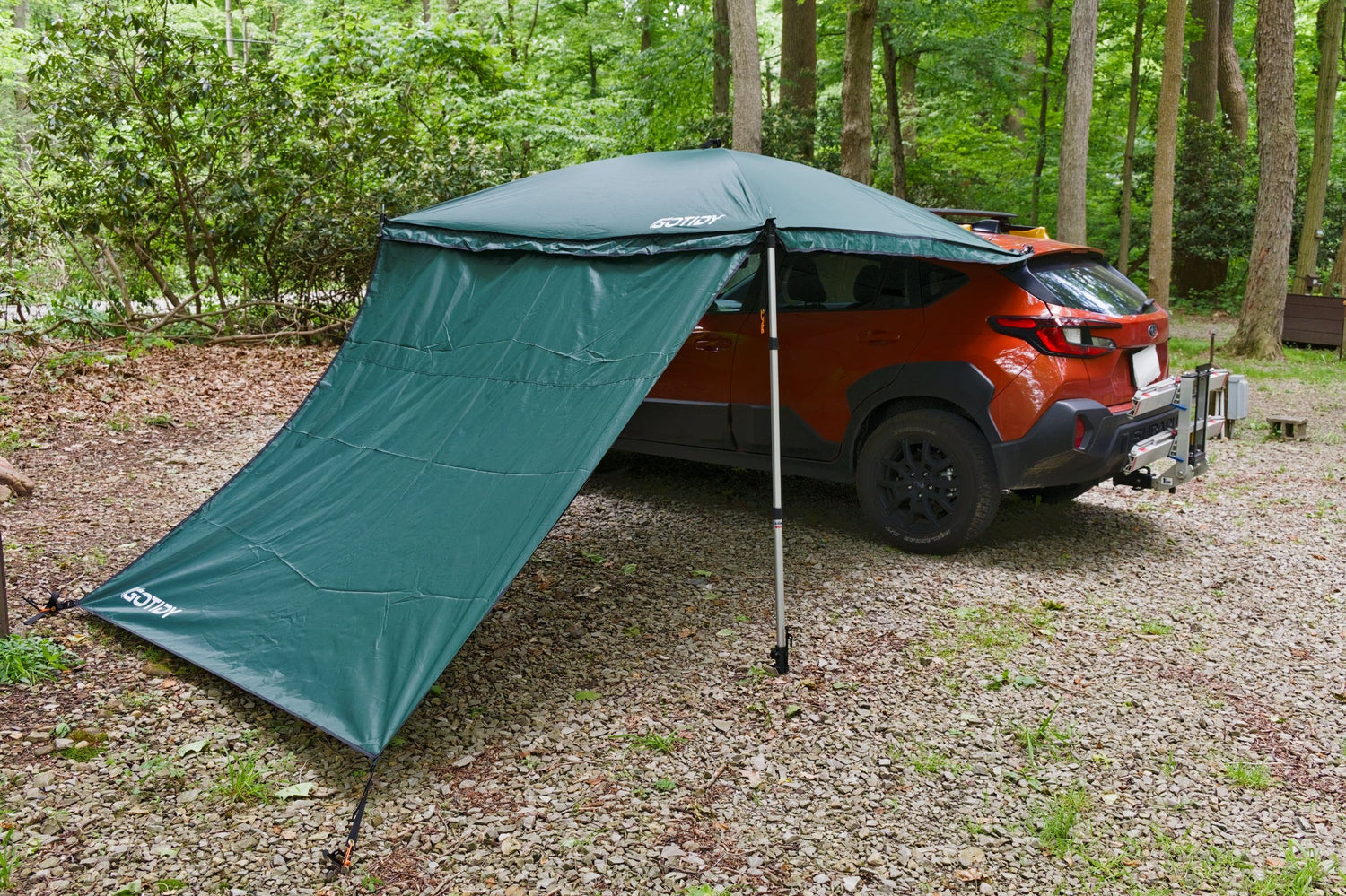 GOTIDY Car Awning Tent with Retractable Support Rods