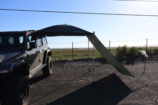 GOTIDY Car Awning Camping Tent, Retractable Support Rods