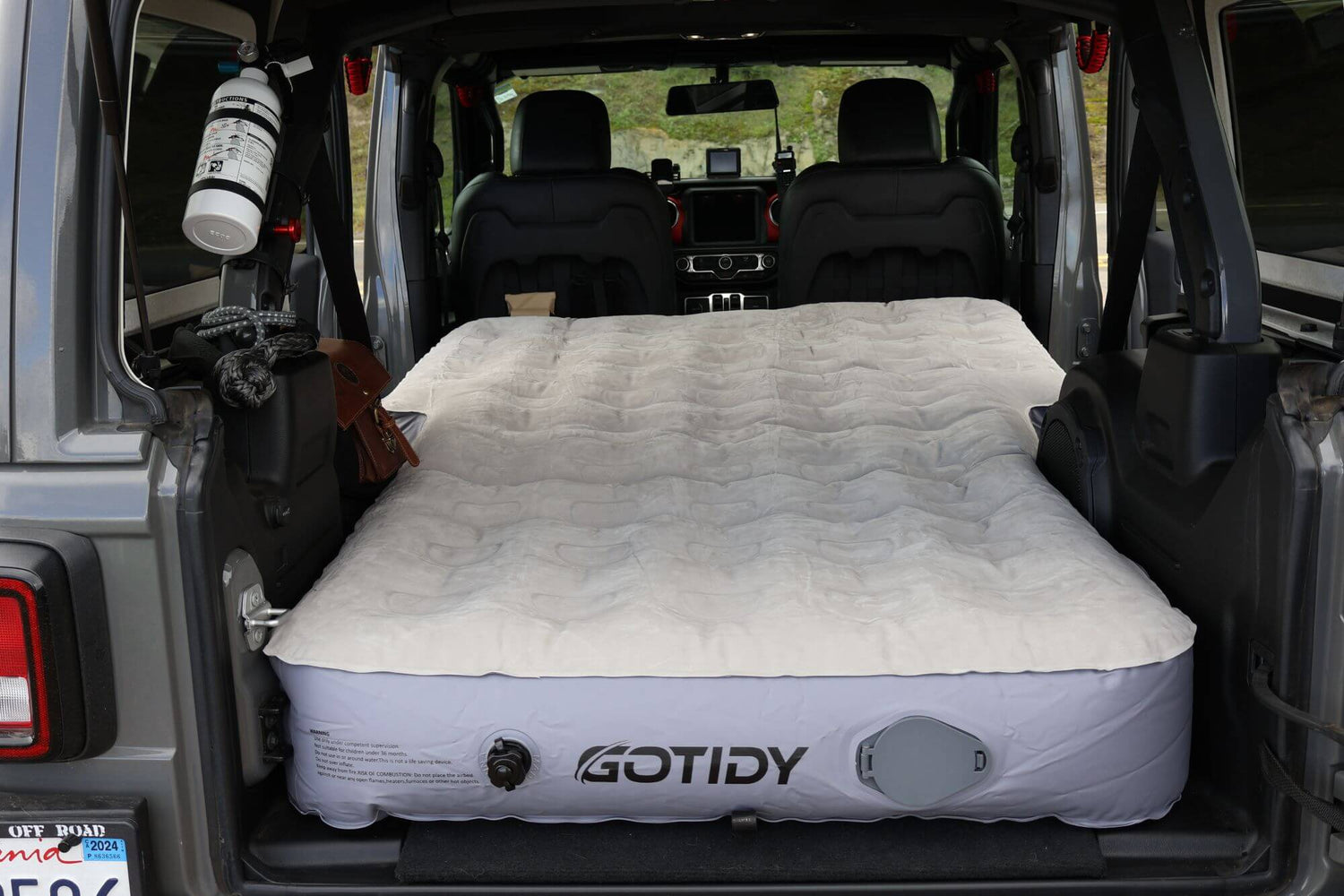 Jeep Wrangler Air Mattress - Built-in Wireless Air Pump