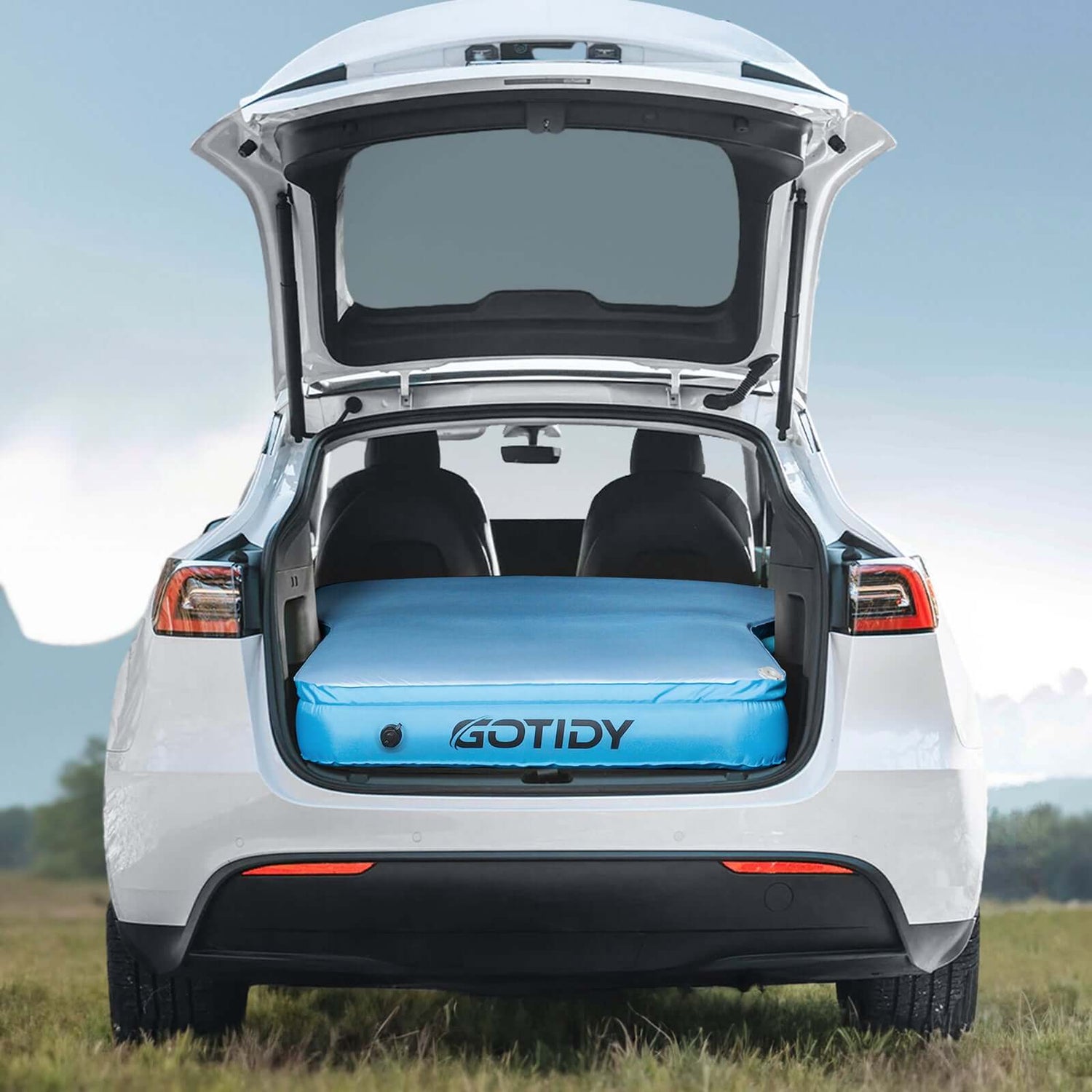 Tesla Model Y Camping Mattress, AIR + Memory Foam